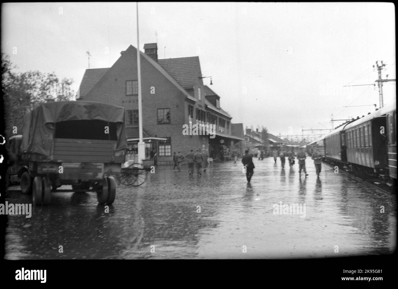During the evacuation of Finnish refugees, autumn 1944. Kiruna Railway ...