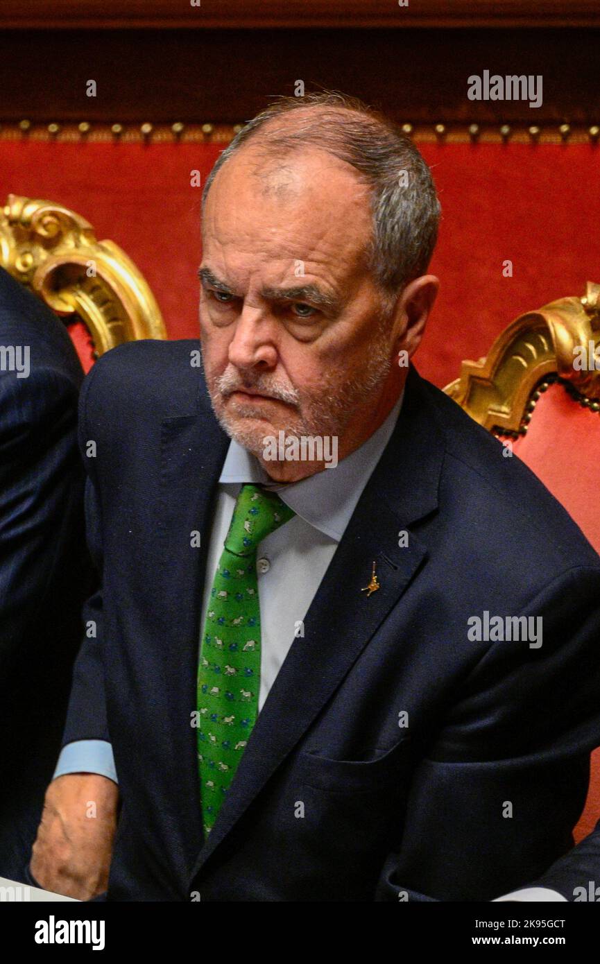 Roberto Calderoli Ministero degli Affari Regionali e Autonomie during ...