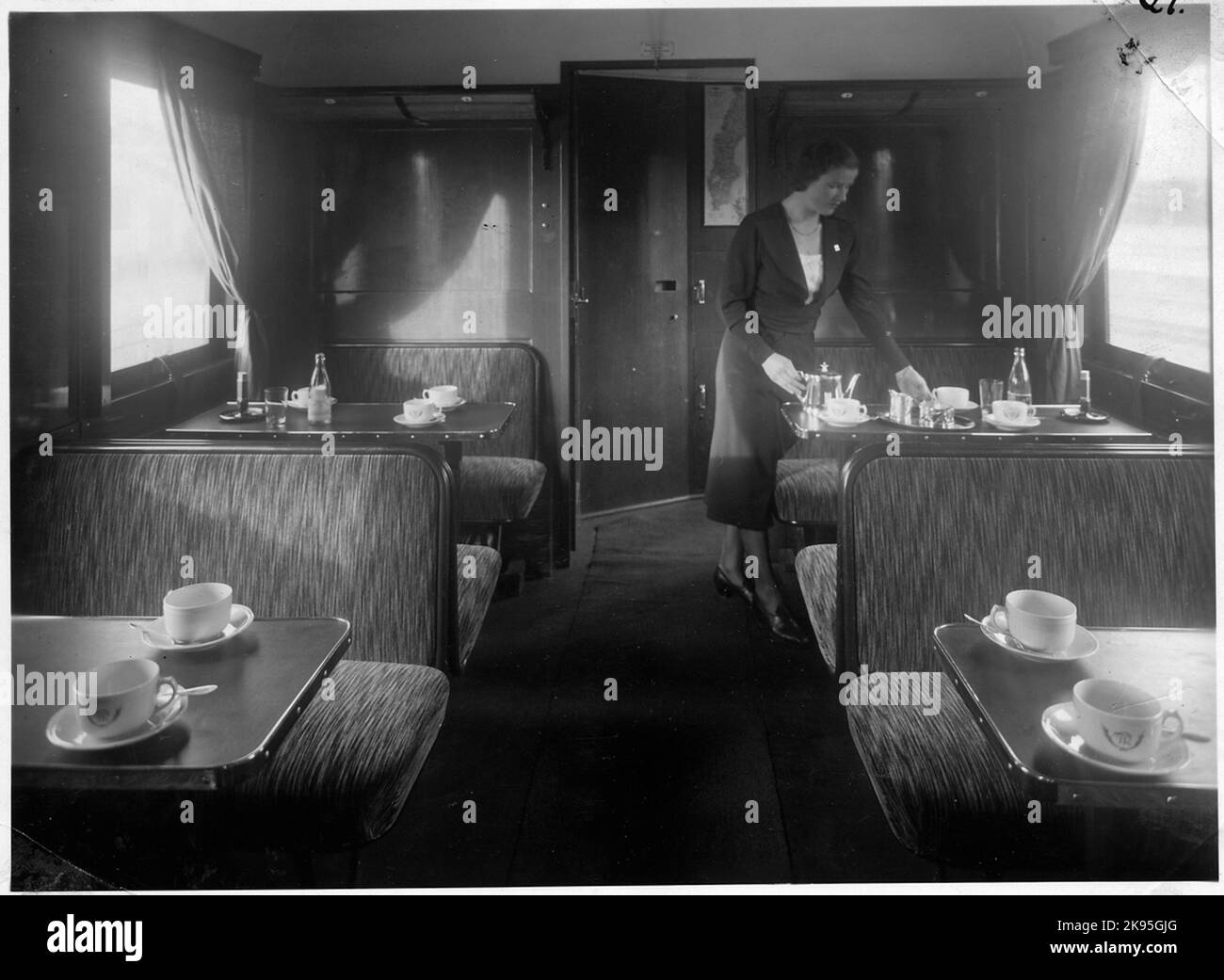 State Railways, SJ CO8C Restaurant Car Stock Photo - Alamy
