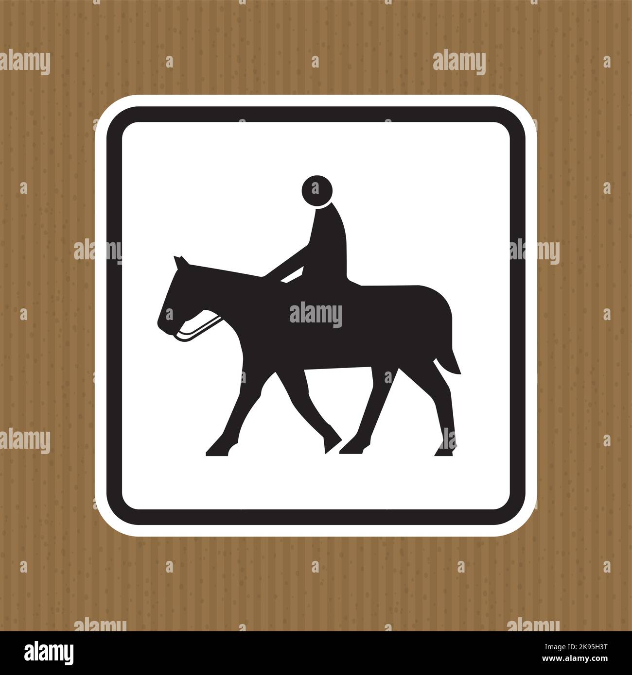Horse Symbol Sign On White Background Stock Vector Image & Art - Alamy