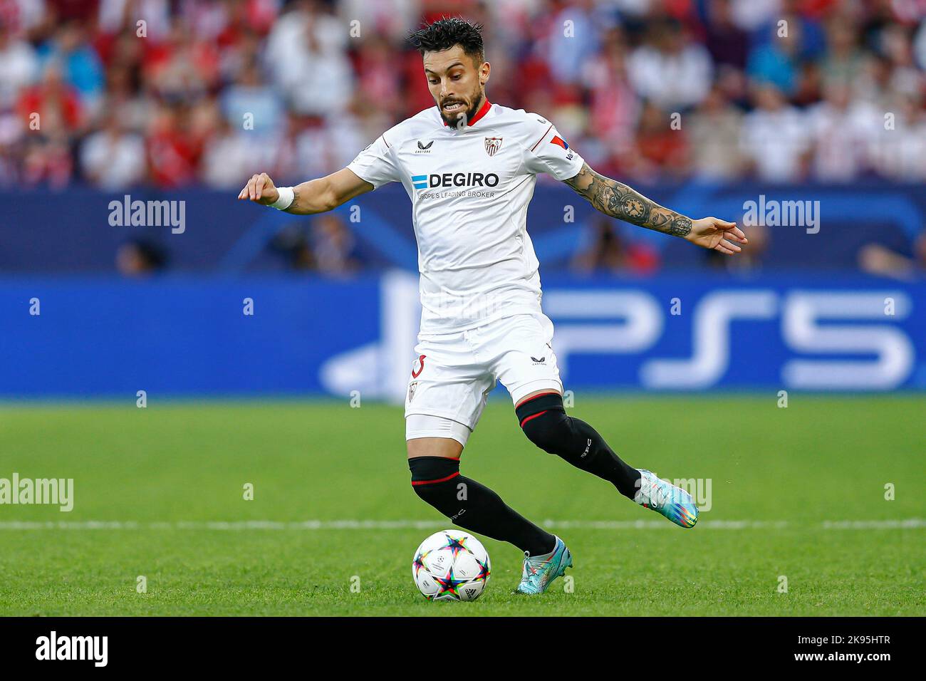 Alex Telles of Sevilla FC during the UEFA Champions League match ...