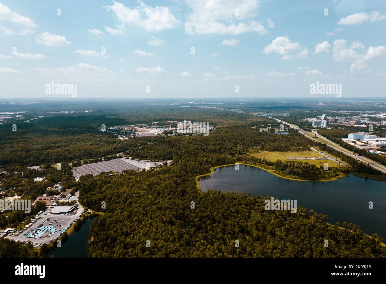 An aerial view of the Orlando cityscape in Florida, USA Stock Photo - Alamy