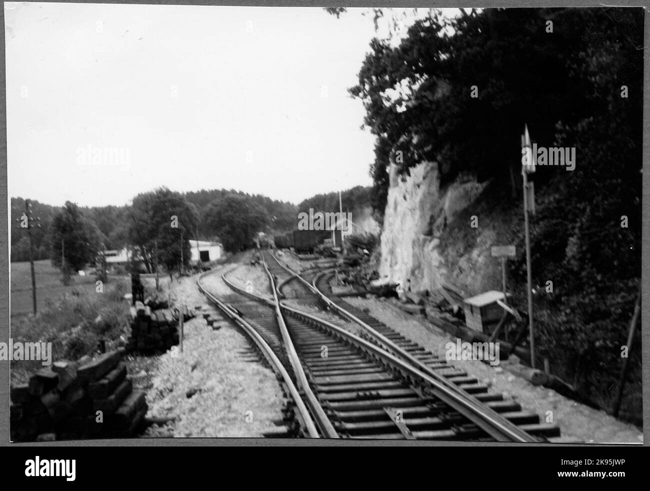 The normal track at Överum Northern Gear Stock Photo - Alamy