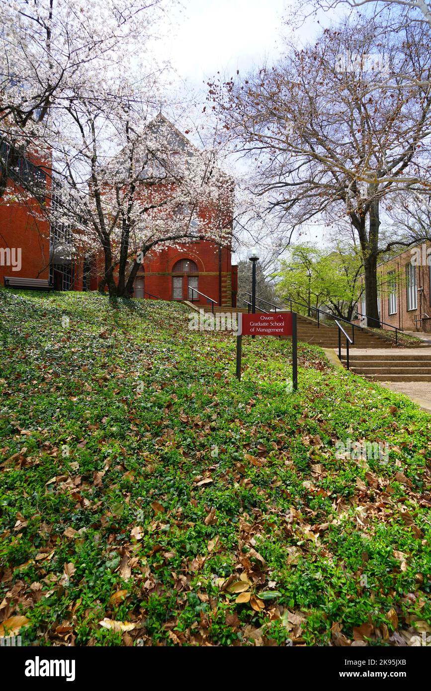 NASHVILLE, TN -31 MAR 2022- View of the campus of Vanderbilt University ...