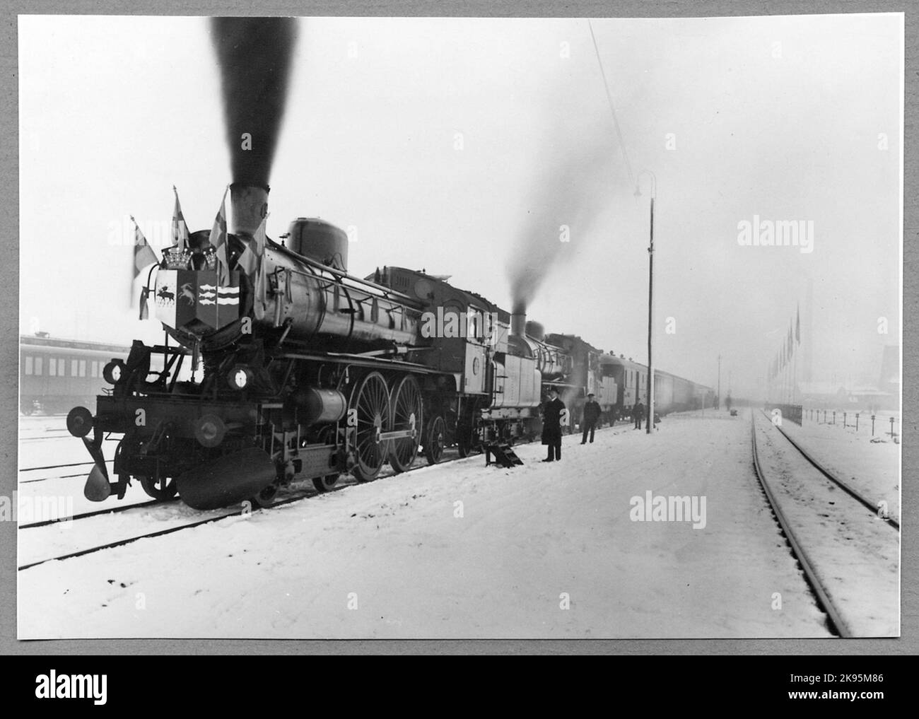 The east coast line, OKB A14 by train. Inauguration of the east coast ...