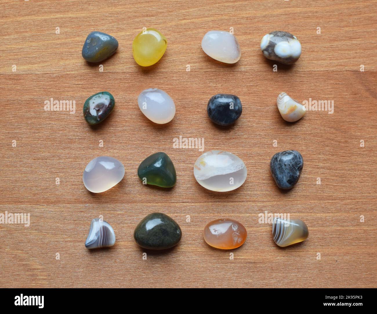 Different semi precious stones hi-res stock photography and images - Alamy