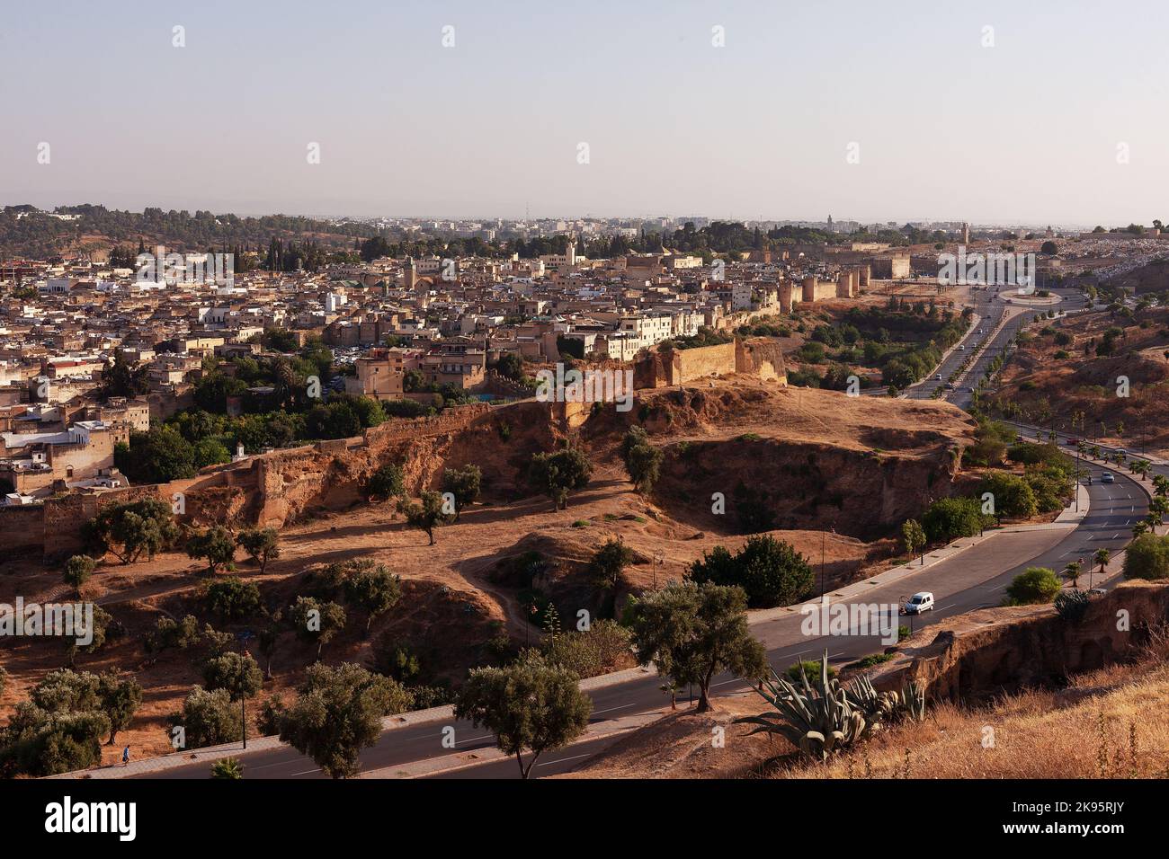 An aerial view of a city in Morocco Stock Photo - Alamy