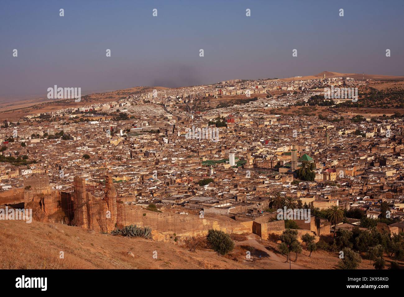 An aerial view of a city in Morocco Stock Photo - Alamy