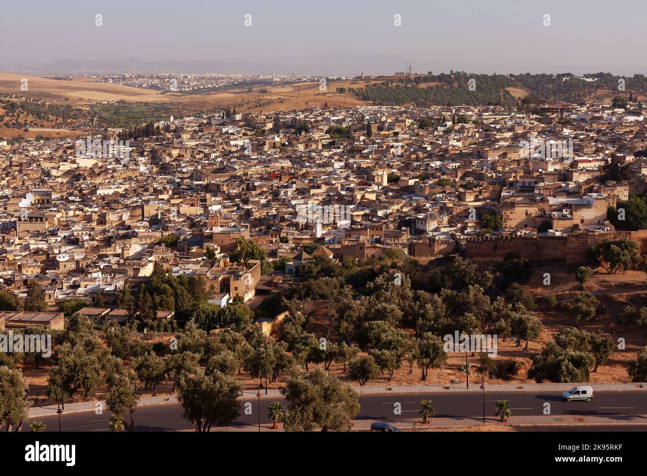 An aerial view of a city in Morocco Stock Photo - Alamy