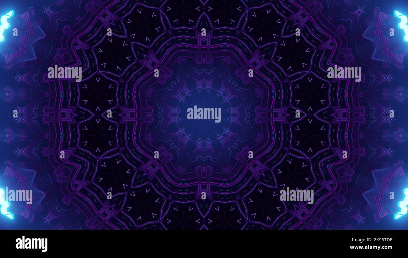 A seamless 3d rendering of a blue motion graphics background with ...