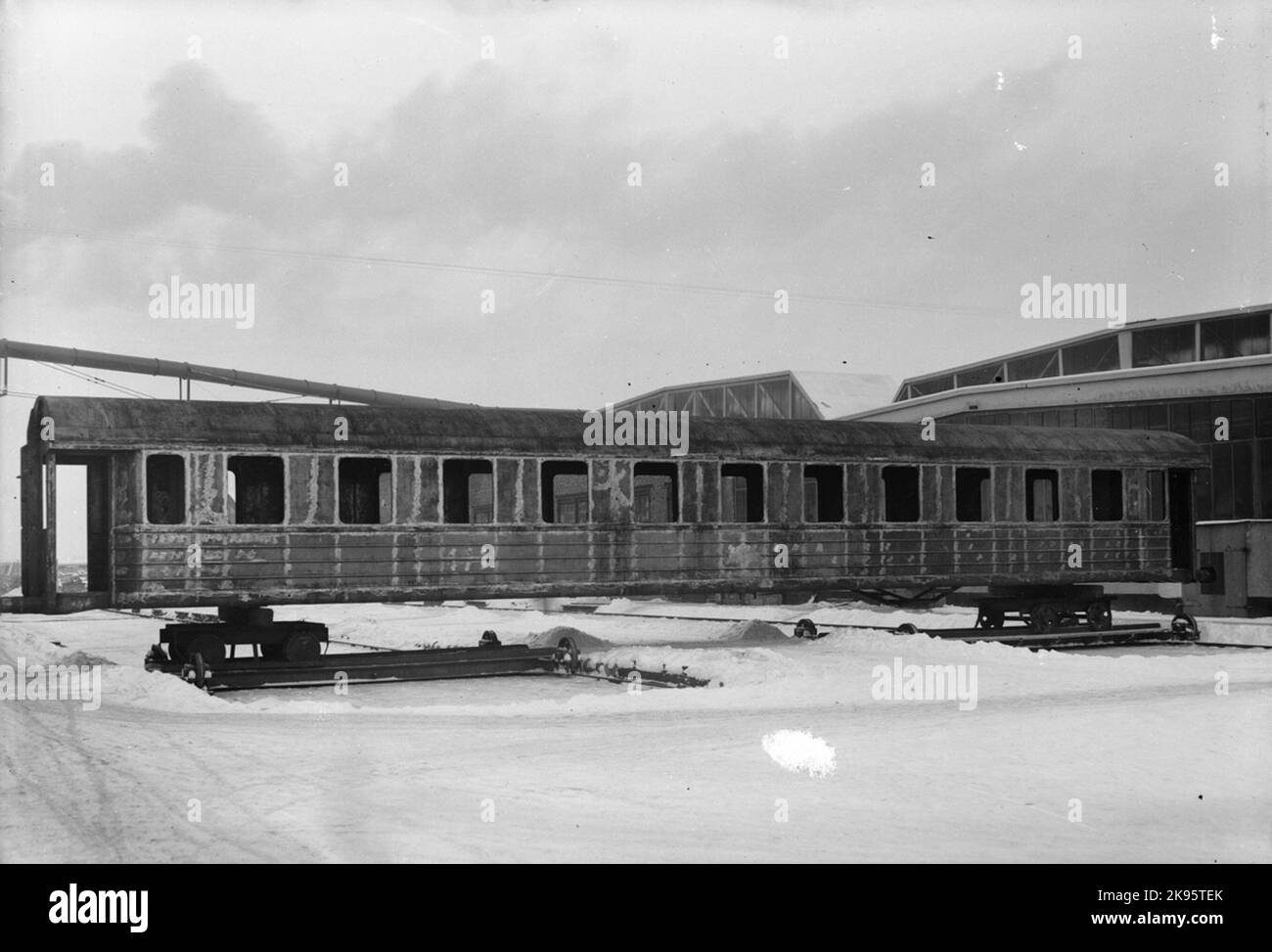 Exterior of fully welded steel frame. Wagon Litt. Co8d Stock Photo - Alamy