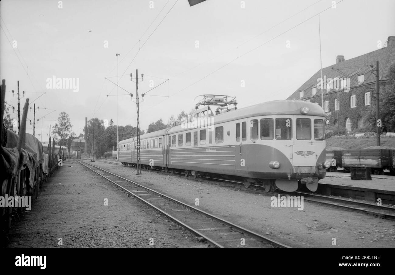 Nordmark - Klarälven's railways, the motor car train "Uddeholmaren ...