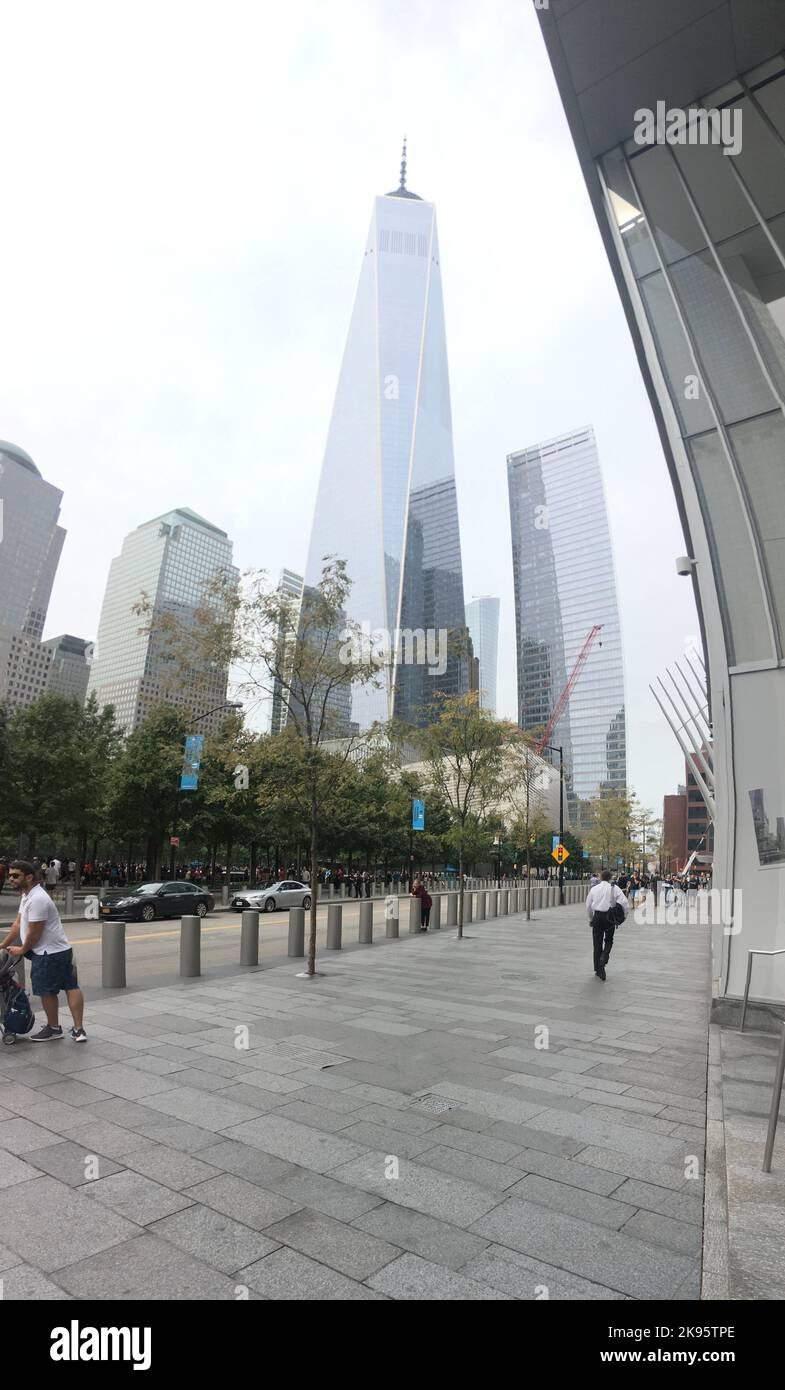 The famous New York New World Trade Centre in the USA Stock Photo - Alamy