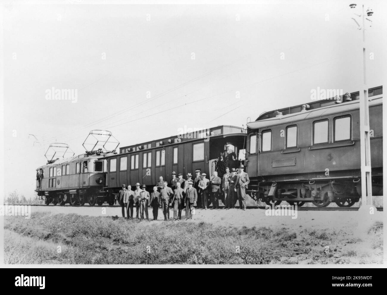 A group of officials on an inspection trip Stock Photo - Alamy