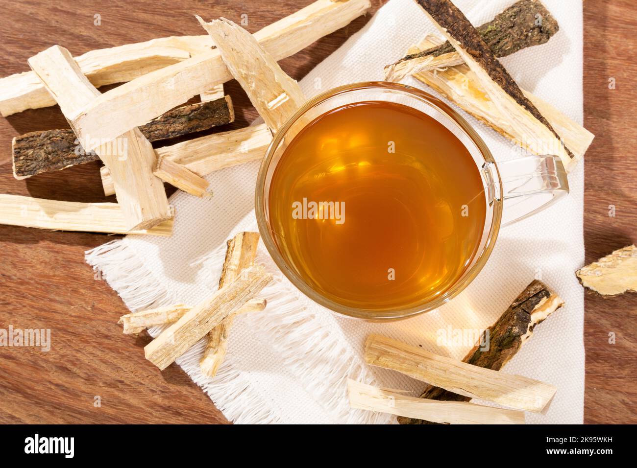 Quassia Amara - Beverage Stems Of Quassia Medicinal plant; On Wood ...
