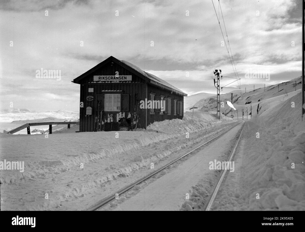 The national border station house Stock Photo - Alamy