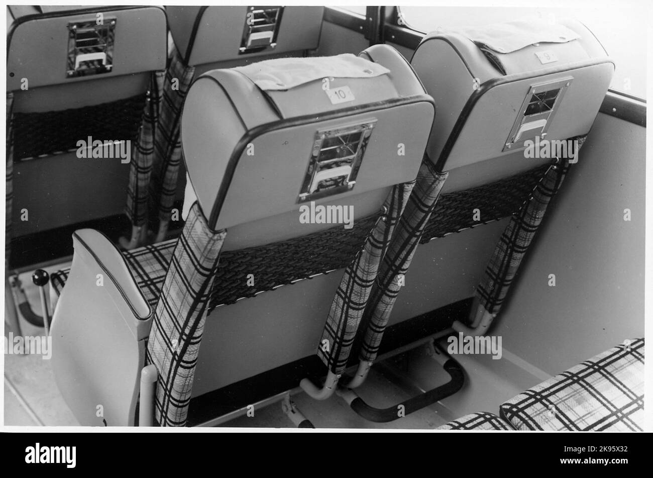 Interior from Tourist Bus Scania-Vabis 2B21 SKV 1951. The State ...