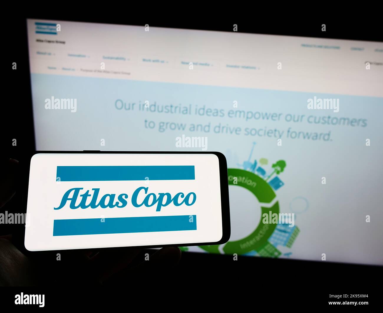 Atlas copco compressor hi-res stock photography and images - Alamy