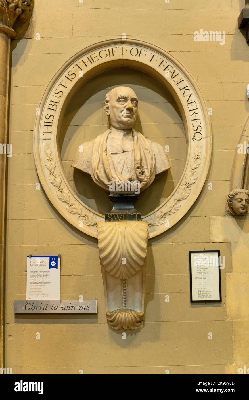 Ireland Dublin St Patrick's Cathedral Church of Ireland was Catholic ...