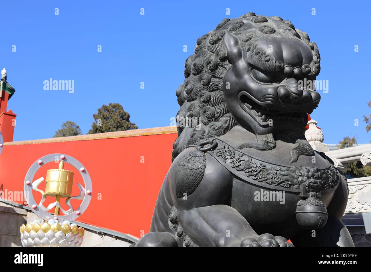 The architectural details of the Badachu Park, Xishan, Beijing, China ...