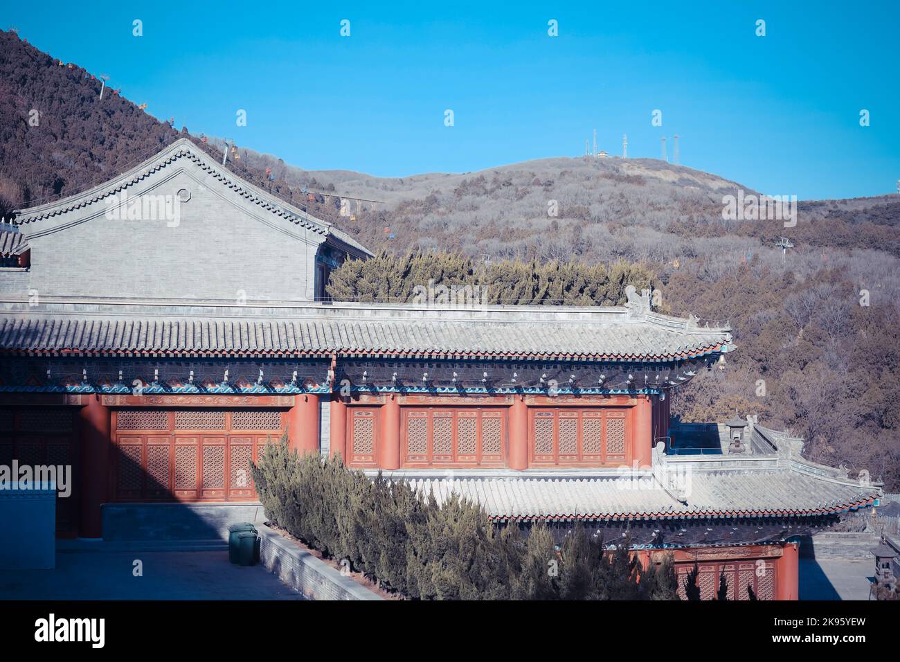 The architectural details of the Badachu Park, Xishan, Beijing, China ...