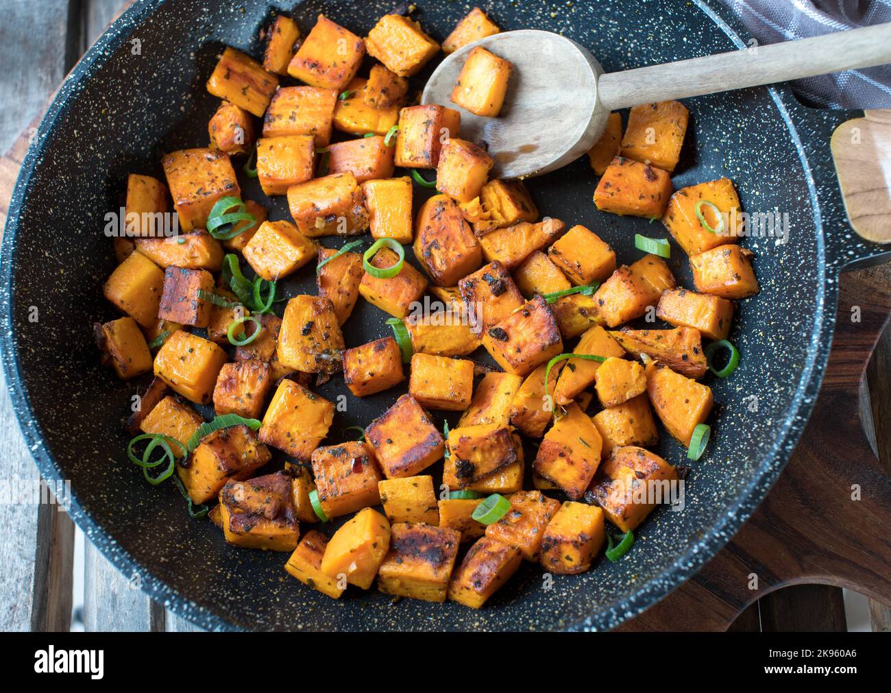 Pan cooked pumpkin dish hi-res stock photography and images - Alamy
