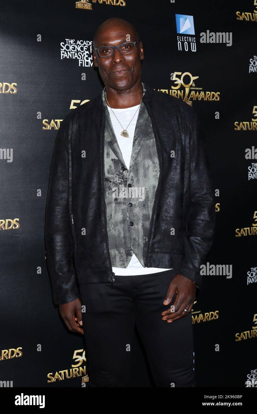 Burbank, CA. 25th Oct, 2022. Lance Reddick at arrivals for The 50th ...