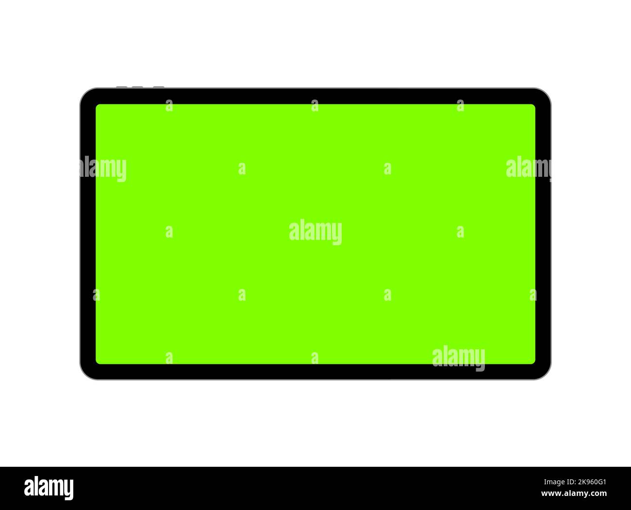 Video conference user interface on tablet. Video call window overlay ...
