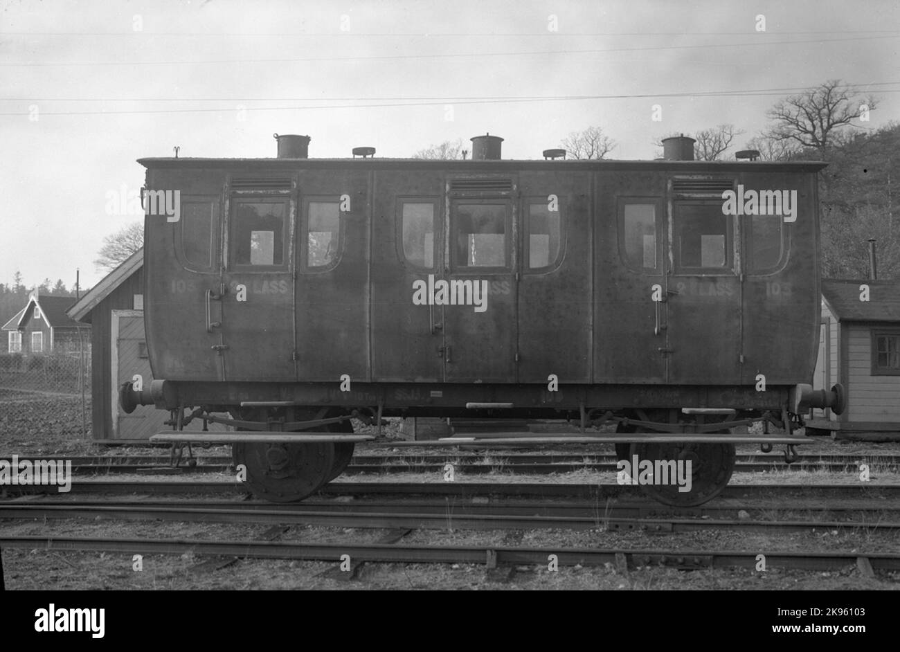 State Railways SJ B6A 103; Railway Museum Stock Photo - Alamy
