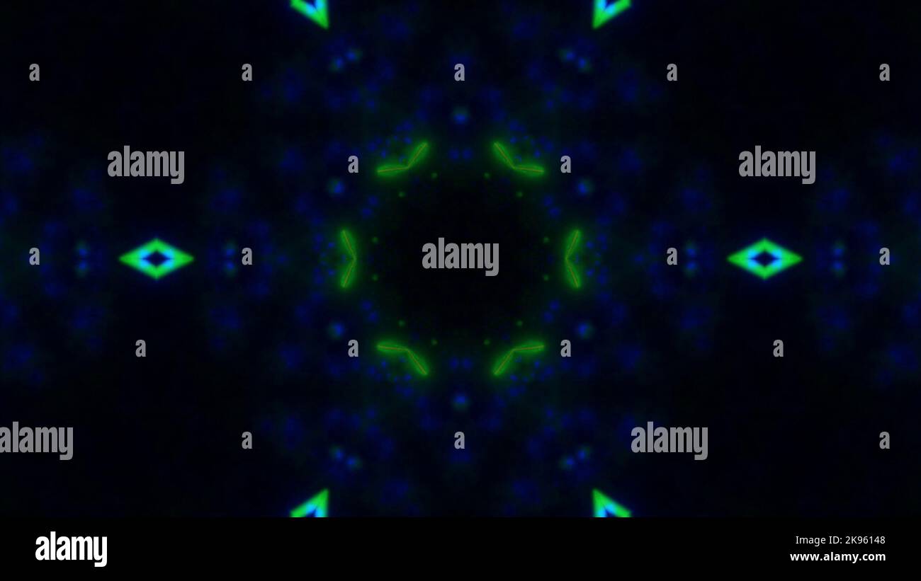 An abstract blue and green ornament graphic background Stock Photo - Alamy