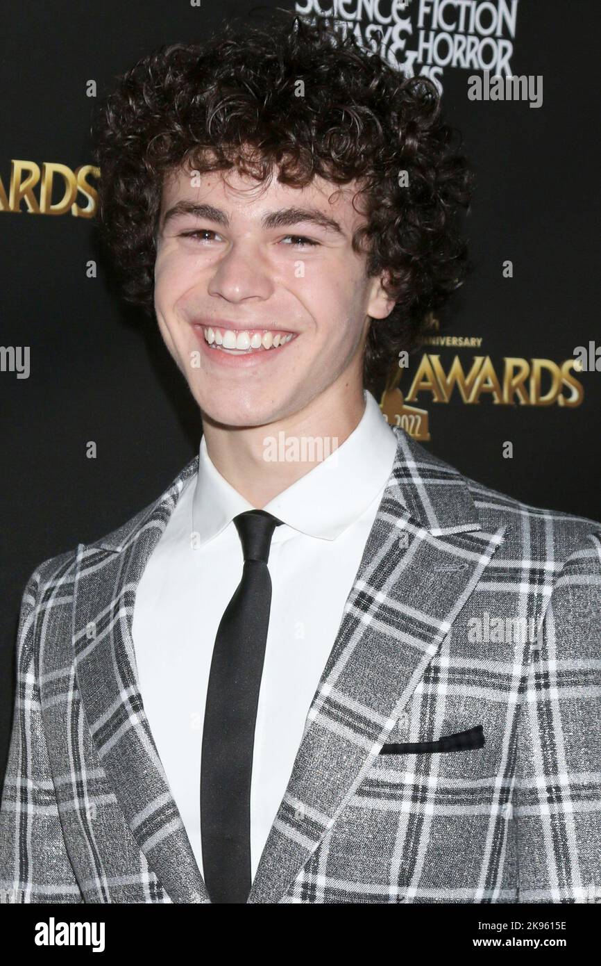 Burbank, CA. 25th Oct, 2022. Zackary Arthur at arrivals for The 50th ...