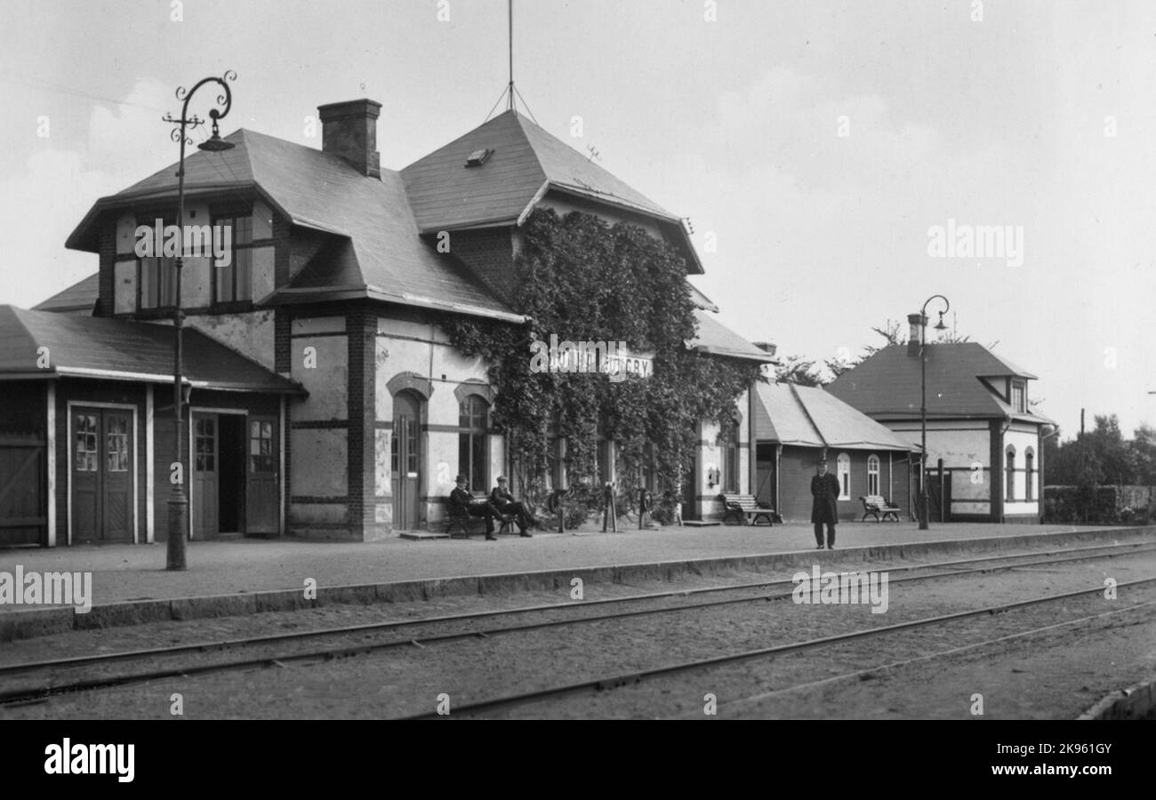 Munka Ljungby station Stock Photo - Alamy