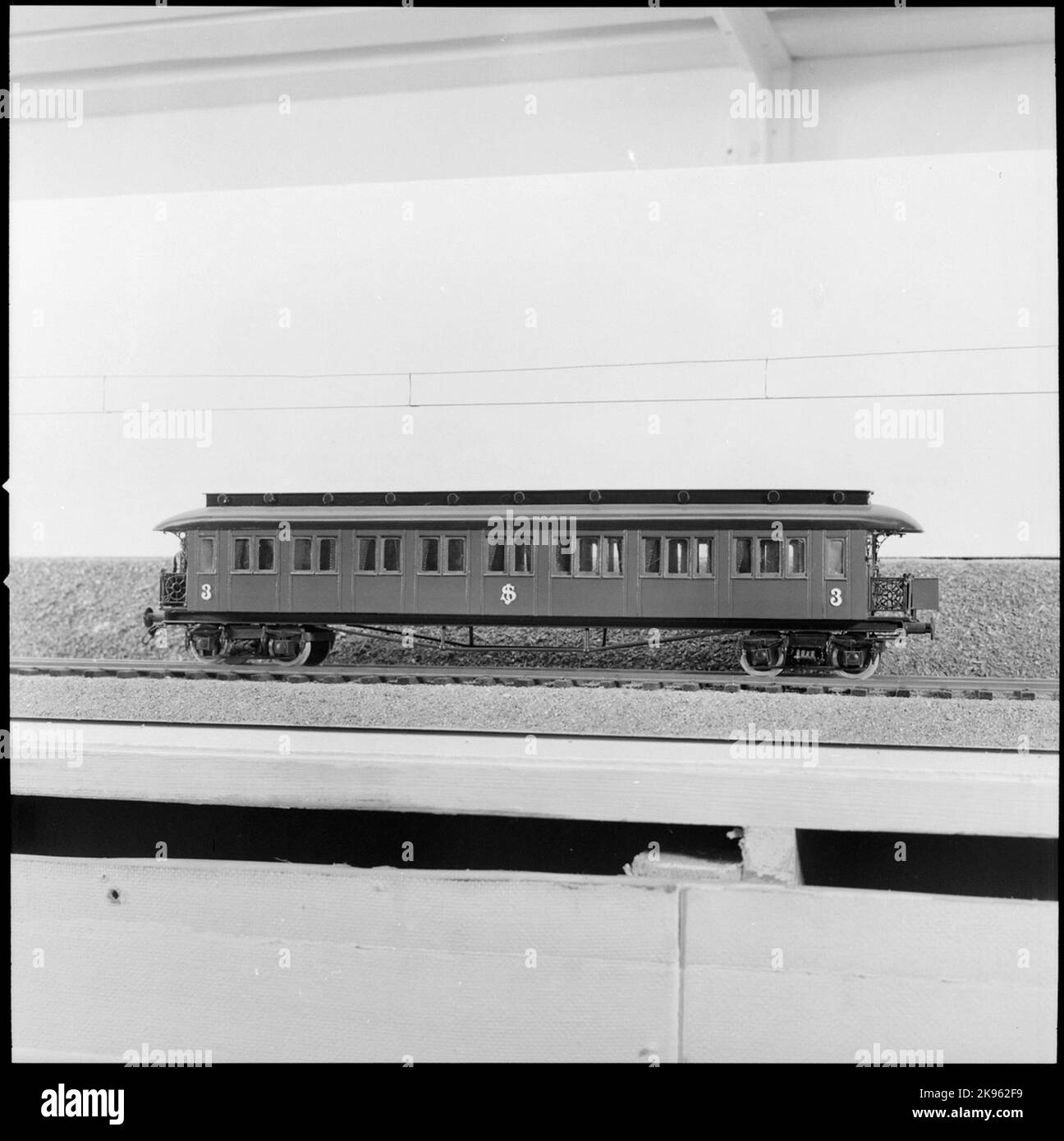 Model of Cars, State Railways SJ CO, scale 1:50 Stock Photo - Alamy