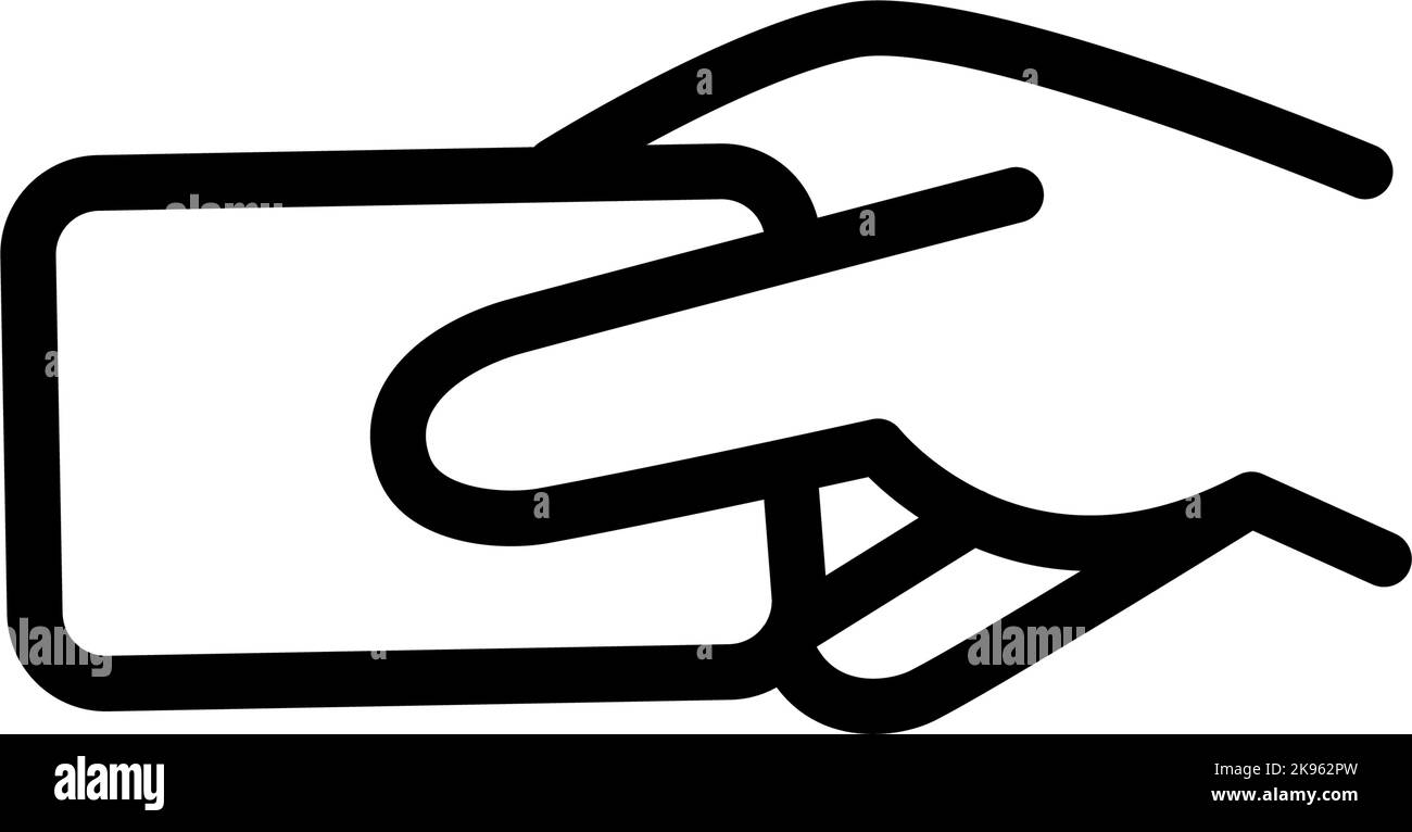 Credit card payment black icon. Wireless pay sign. Near field ...