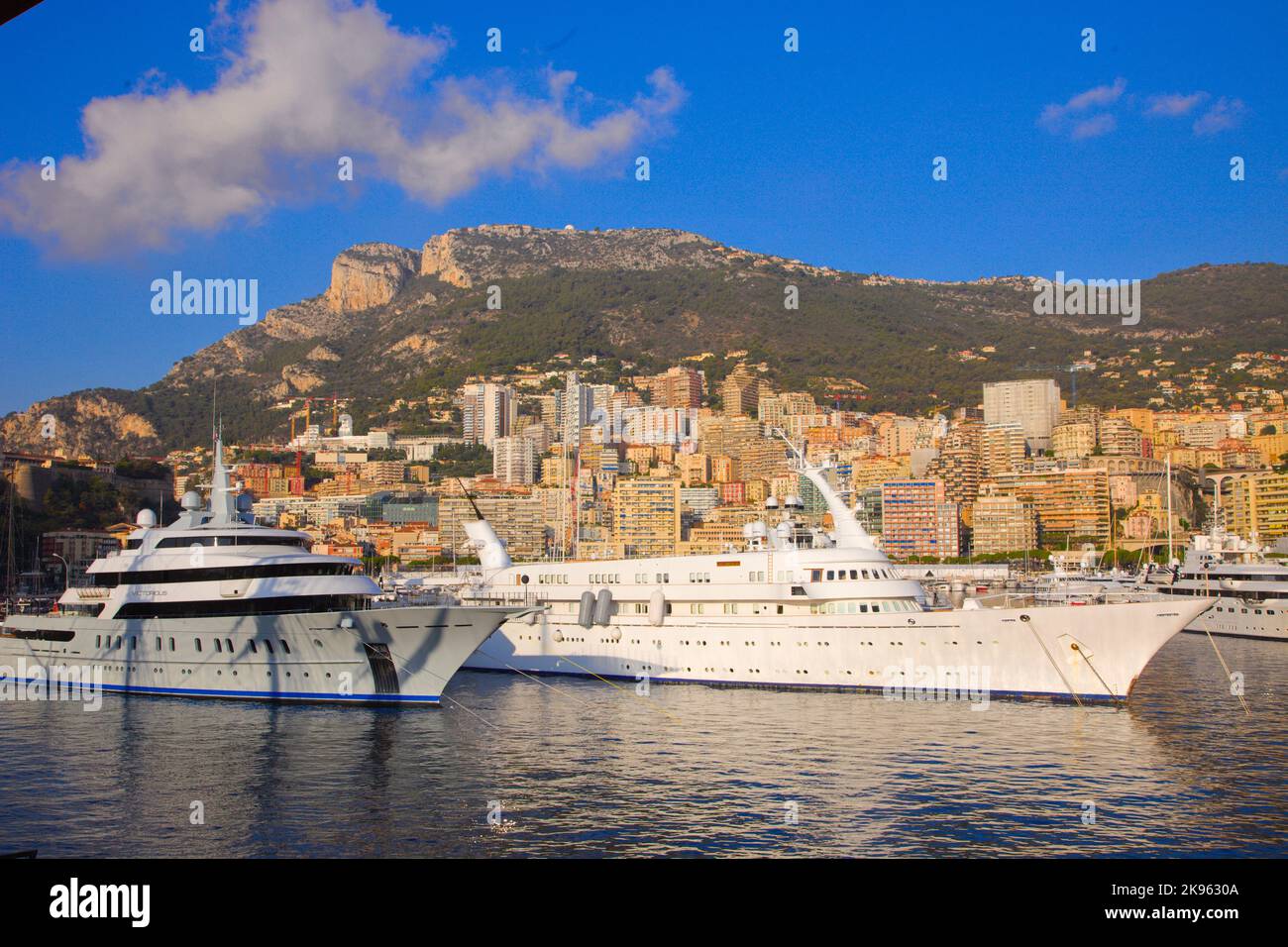 Monaco, Monte Carlo, skyline, harbor, boats Stock Photo - Alamy