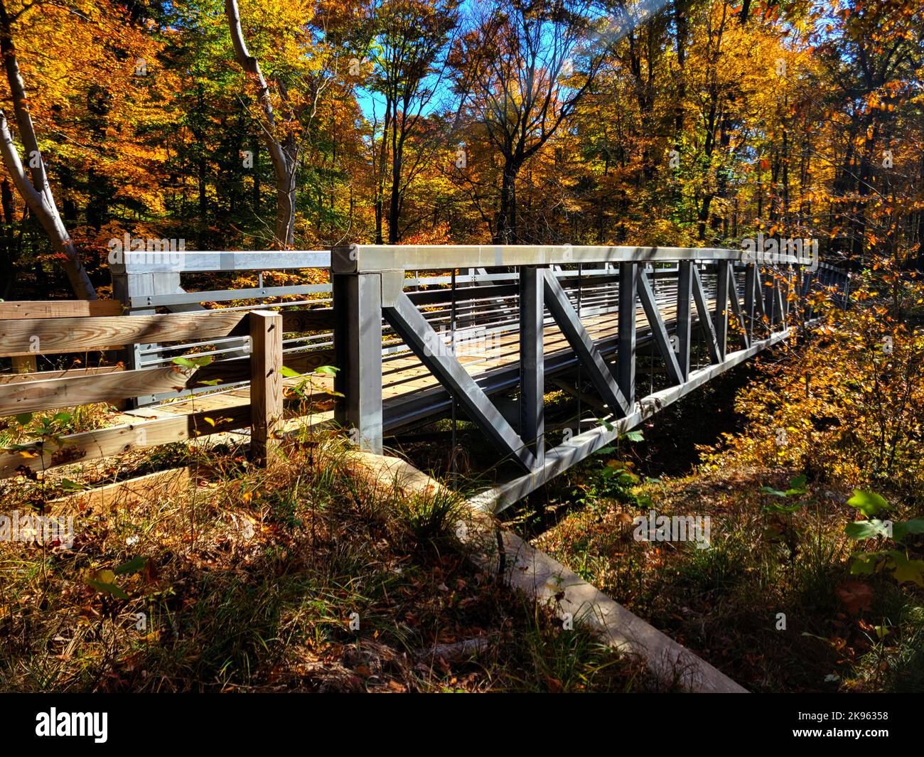 Along the Carriage Trail in the Cuyahoga Valley National Park Stock ...