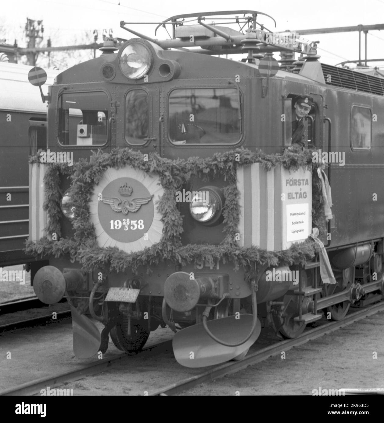 First electric train line Härnösand - Sollefteå - Långselesj da 941 ...