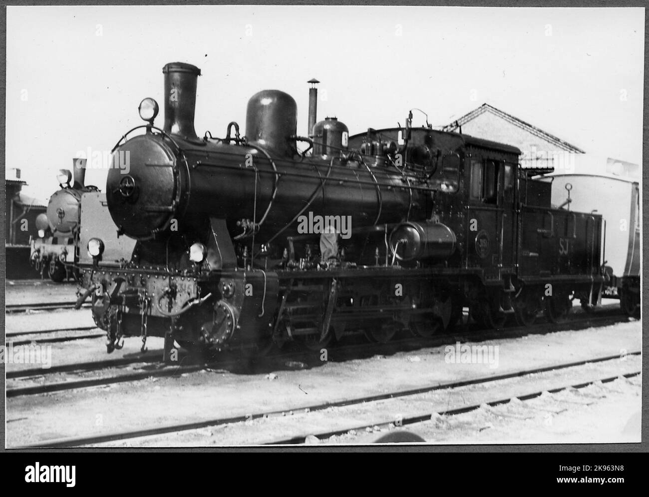 The State Railways, SJ G2P 3151. The steam locomotive is former ...