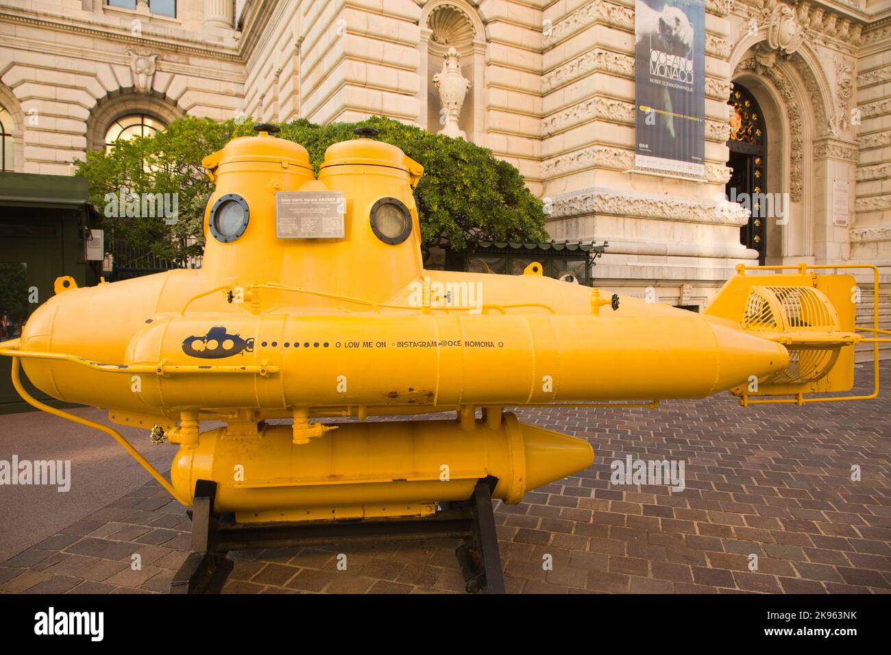 Monaco, Musée Océanographique, Oceanographic Museum, submarine Anorep I ...