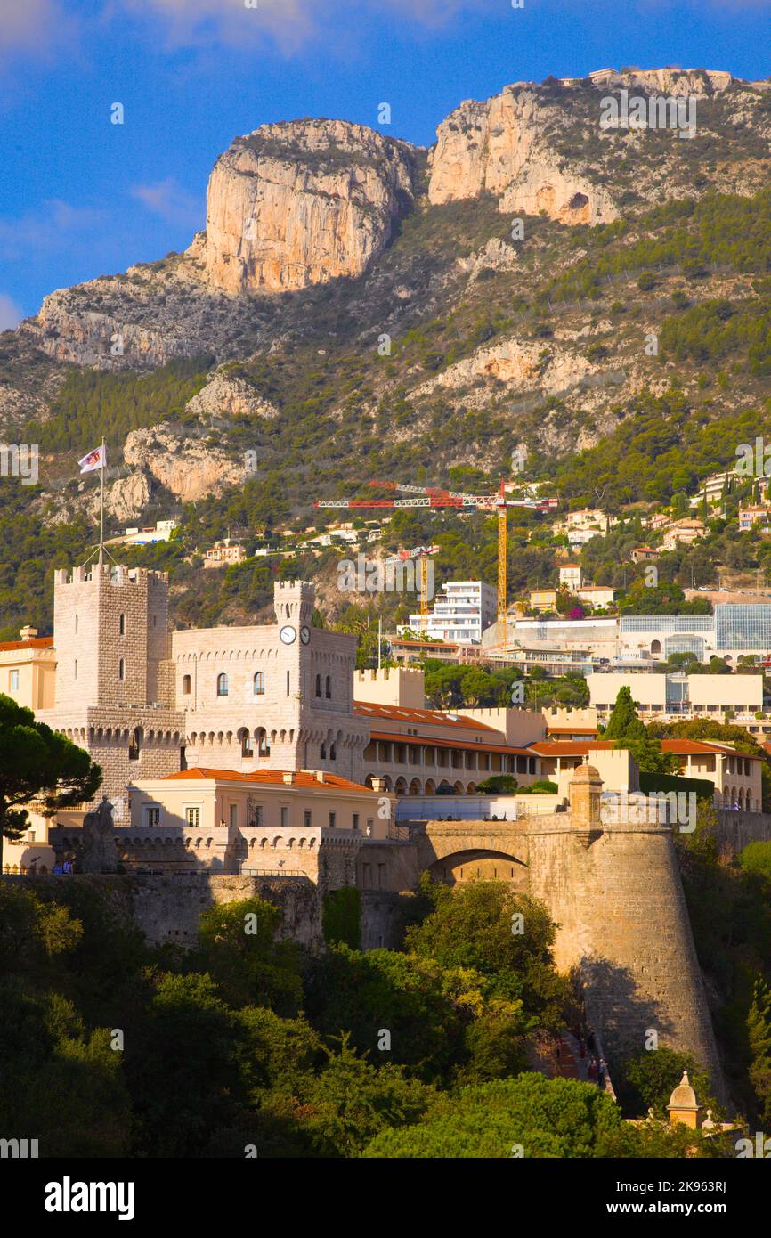 Monaco, Prince's Palace Stock Photo - Alamy