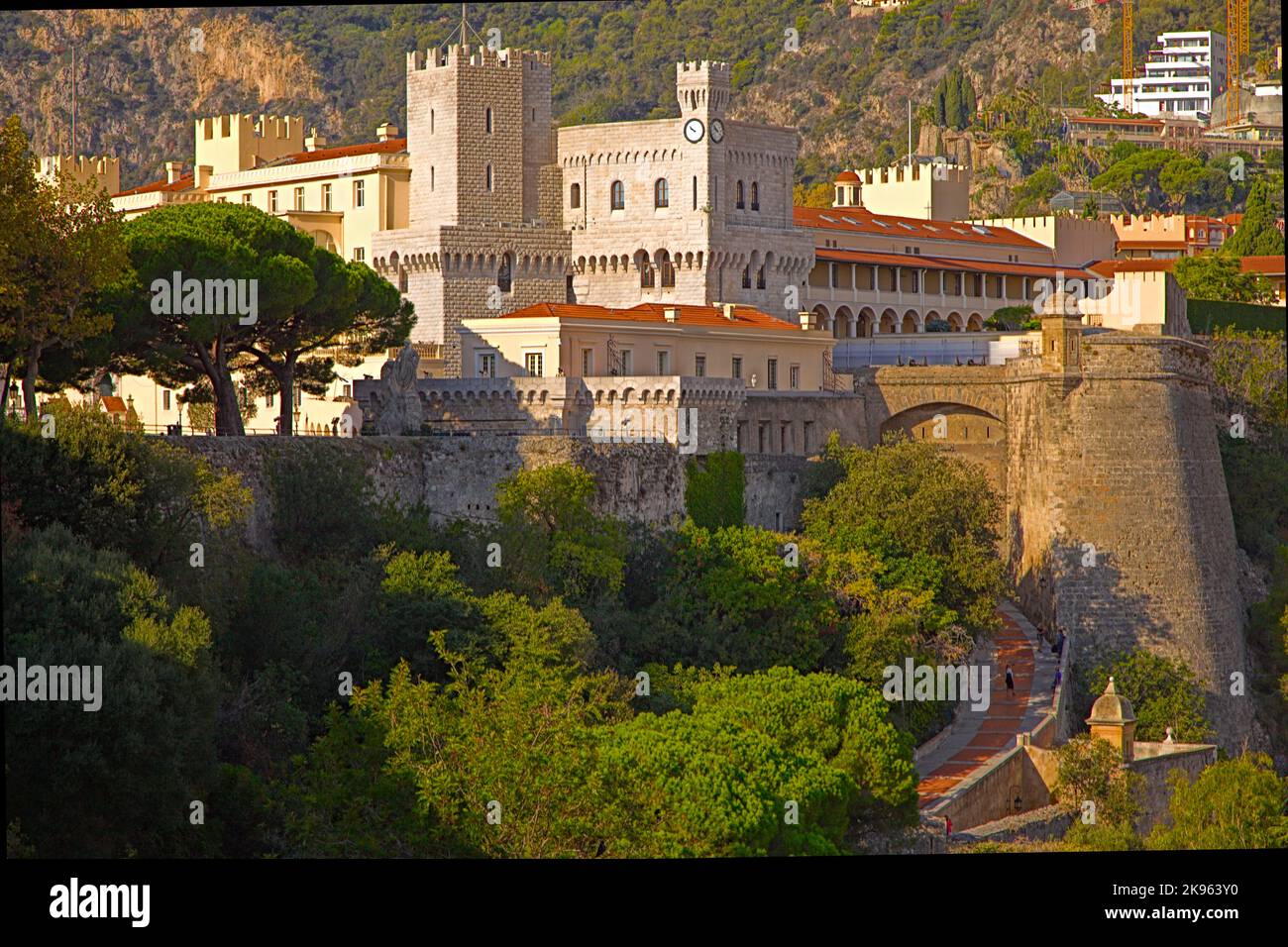 Monaco, Prince's Palace Stock Photo - Alamy