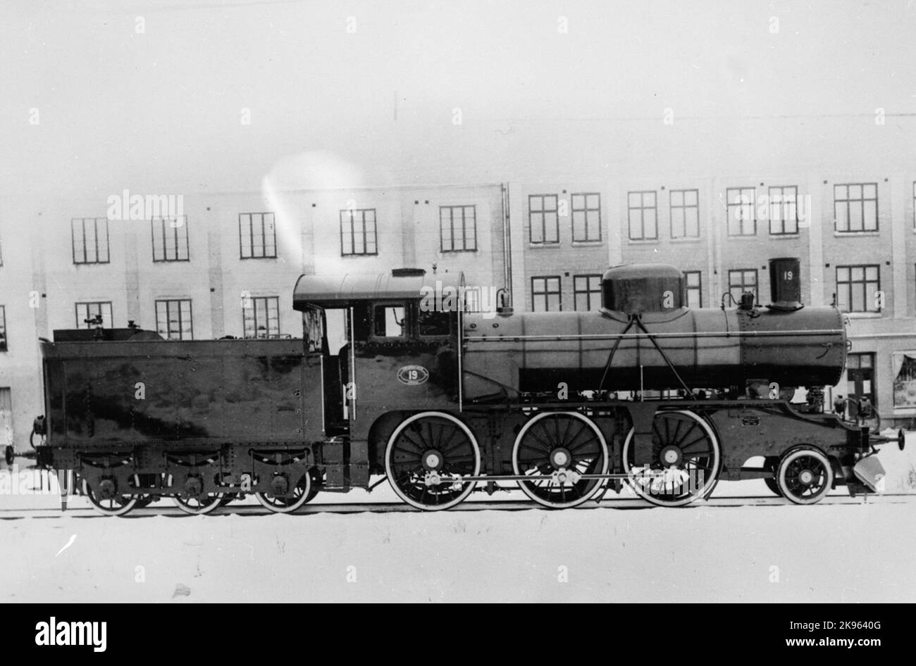 Karlskrona - Växjö Railway, CWJ Lok 19. The picture is probably taken ...