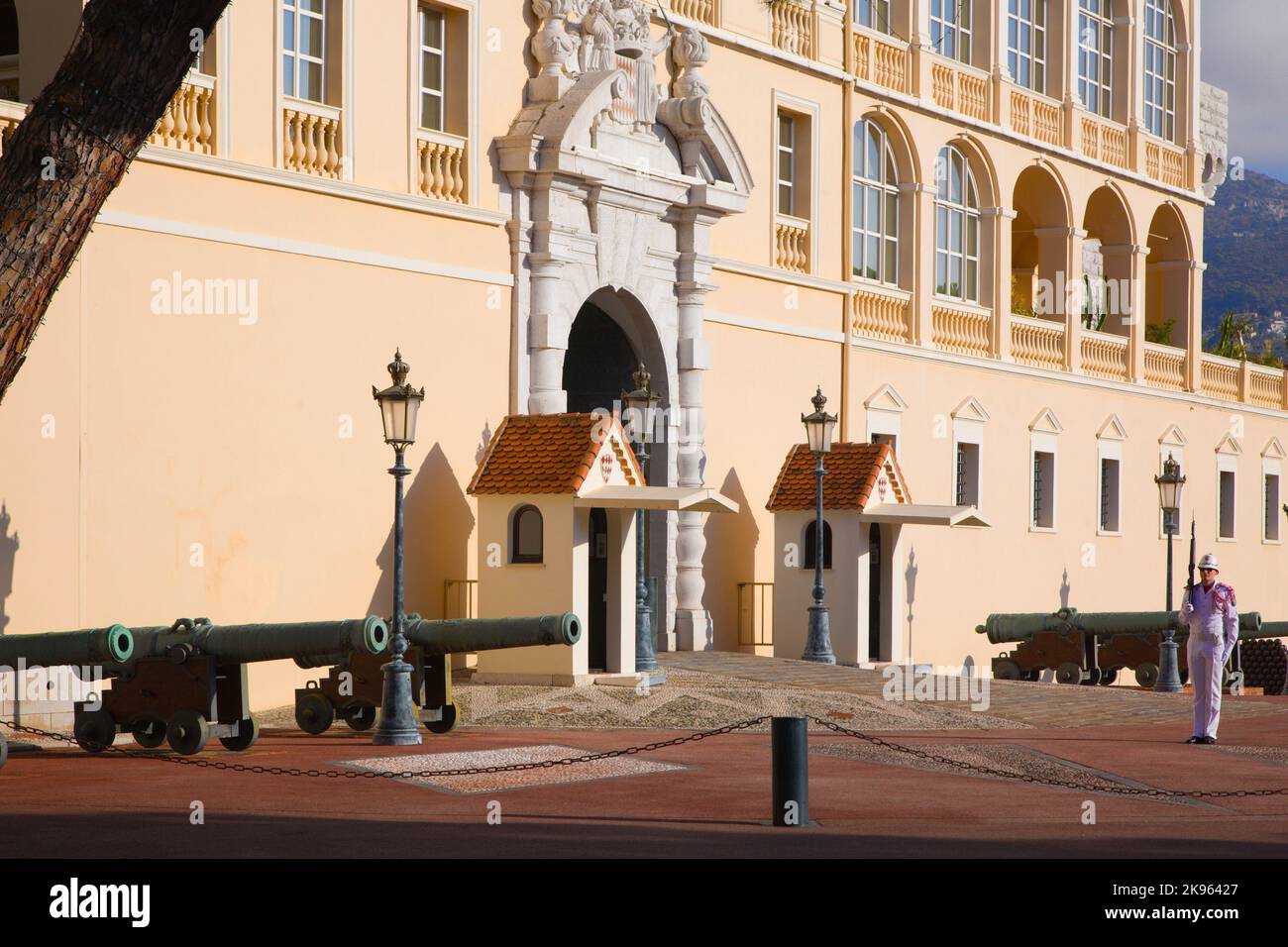 Monaco, Prince's Palace Stock Photo - Alamy