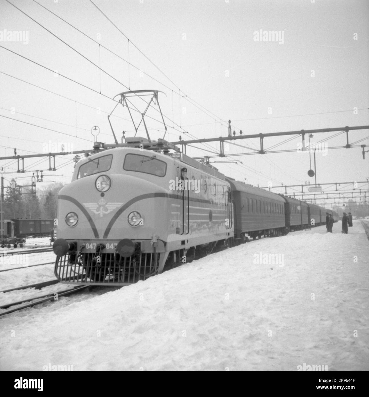 The State Railways, SJ RA 847 by train Stock Photo - Alamy