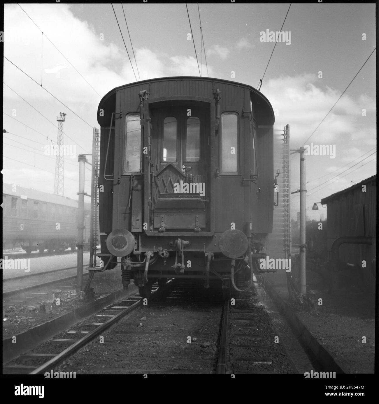 The wagon wash in Hagalund Stock Photo - Alamy