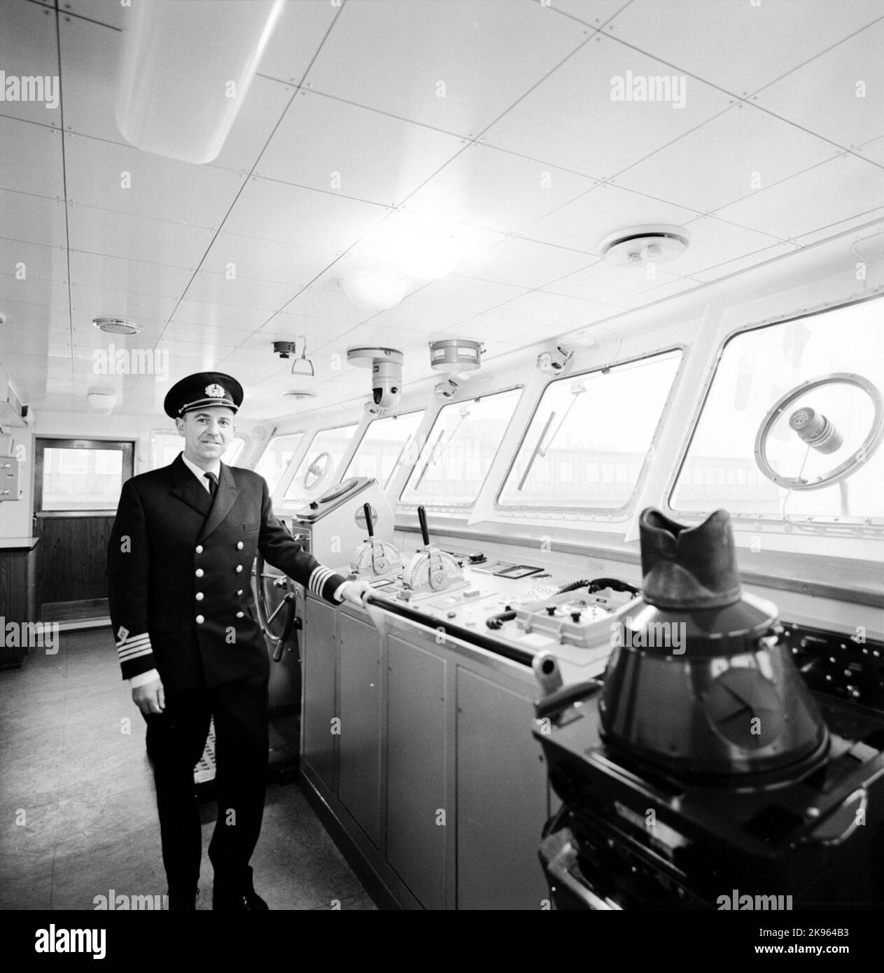 M/S Ofelia with captain. Built in 1968 by Krögerwerft GmbH, Rendsburg ...