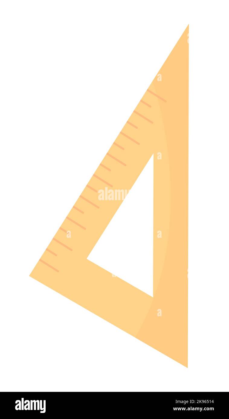 Triangular meter ruler Stock Vector Images - Alamy