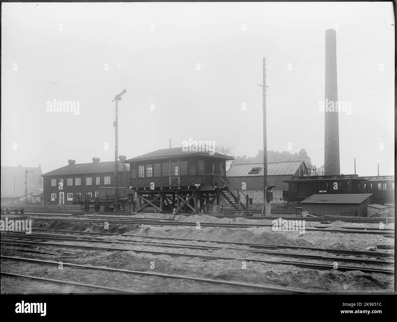 Construction of Switchgear at Bangården at Malmö Central Station Stock ...