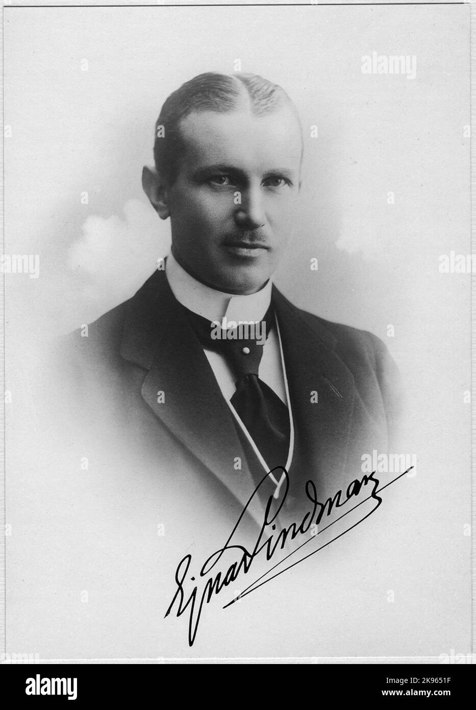 Track engineer, Gustaf Olivier Lindman Stock Photo - Alamy