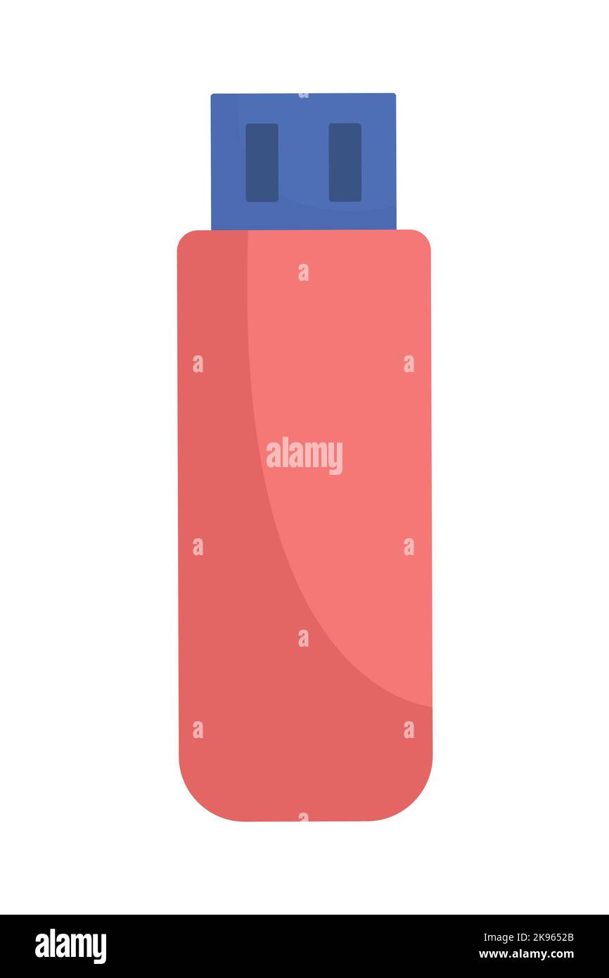 Usb flash drive icon cartoon Cut Out Stock Images & Pictures - Alamy